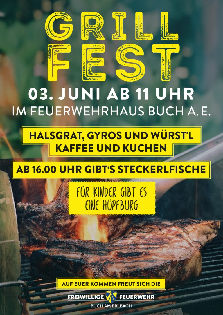 Einladung zum Grillfest am 03. Juni 2018